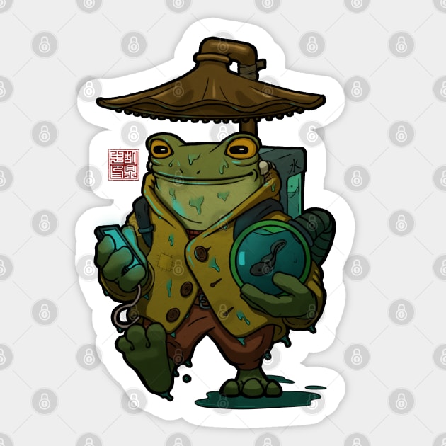 Sprog and Brog - A Frog And His Son - Sticker | TeePublic